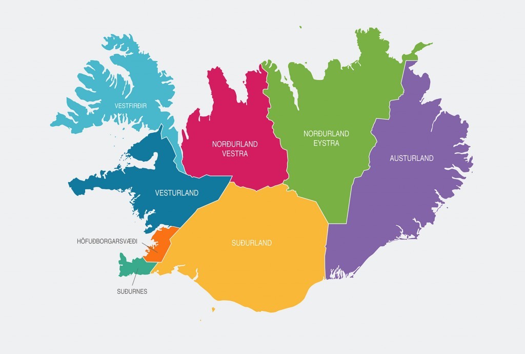 Iceland-Regional-Map - Travel Honey