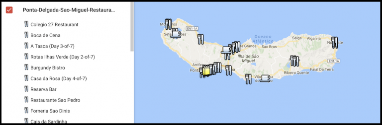 Ponta-Delgada-Sao-Miguel-Restaurants-Map-Image - Travel Honey